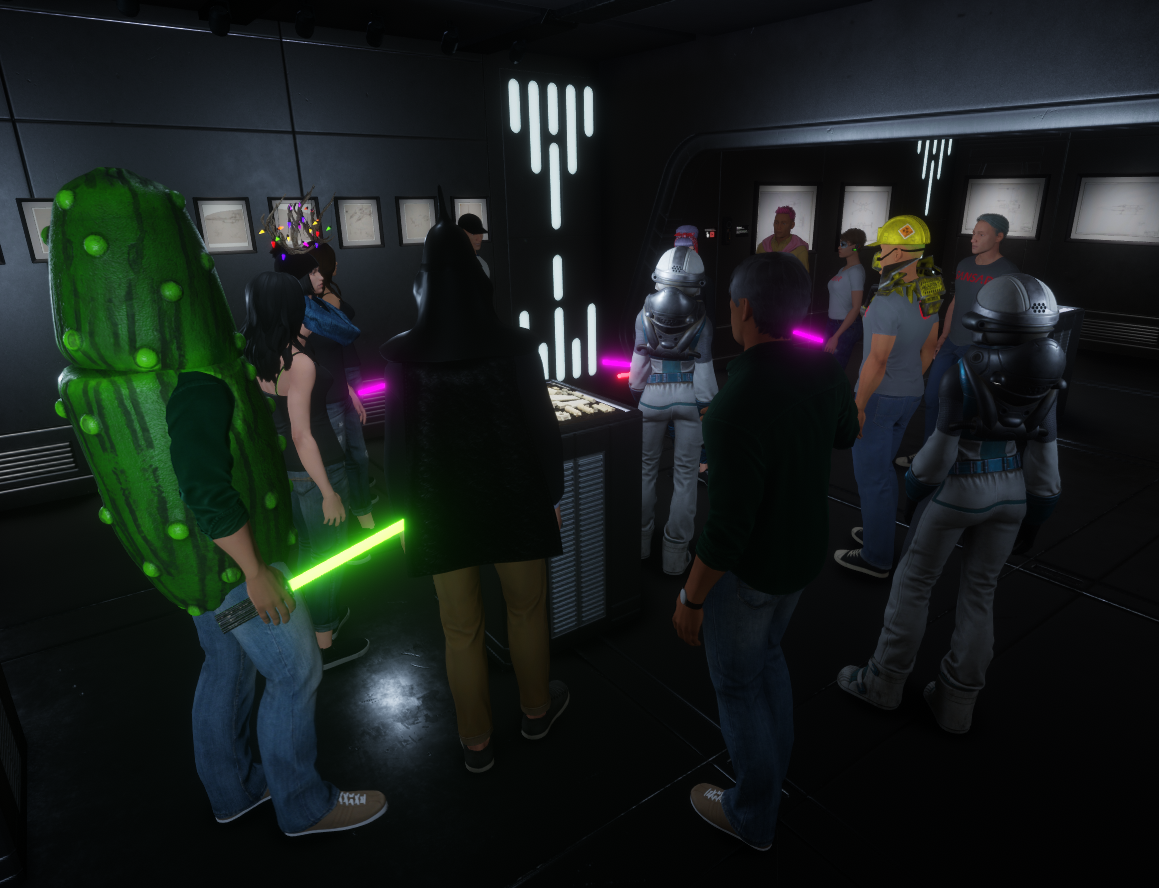 Pictures from Tonight’s Sci-Fi Party – Ryan Schultz