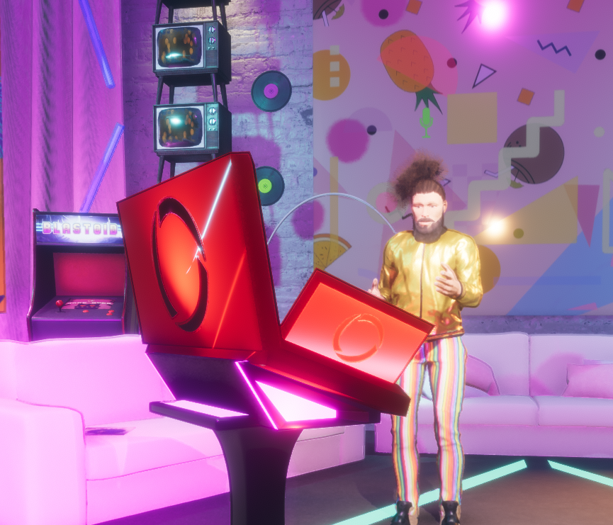Pictures from the Reggie Watts Concert in Sansar – Ryan Schultz