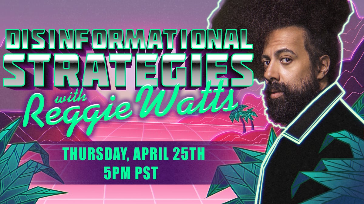 UPDATED! Reggie Watts to Perform in Sansar April 25th – Ryan Schultz