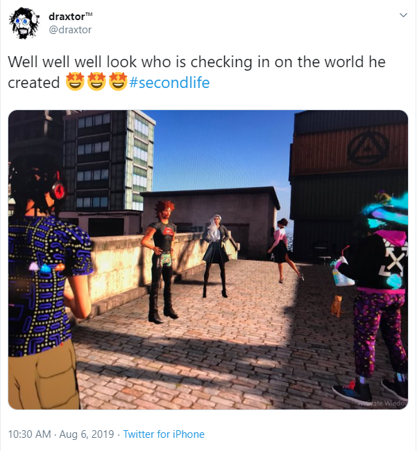 Philip Rosedale Pops into Second Life for a Visit – Ryan Schultz