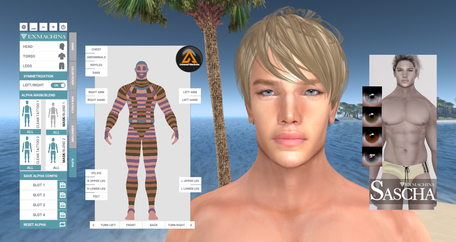 Second Life Steals, Deals, and Freebies: EXMACHINA Sascha – Ryan Schultz
