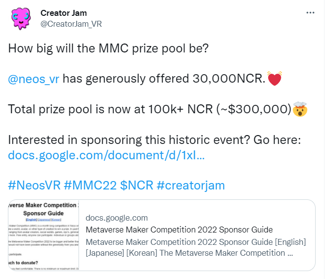 UPDATED! Creator Jam’s Metaverse Maker Competition Runs Feb. 1st to ...